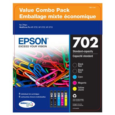 Click here for Epson DURABrite Ultra 702 Ink Value Club Pack prices