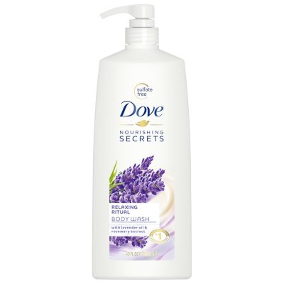 Dove Relaxing Ritual Body Wash, Lavender Oil & Rosemary (40 fl. oz ...