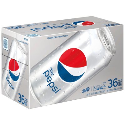 Click here for Diet Pepsi 12 fl. oz.  36 pk. prices