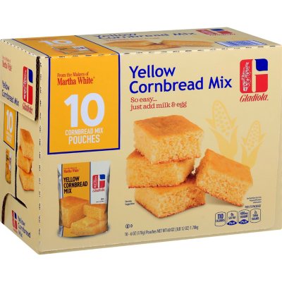 Gladiola Yellow Cornbread Mix (6 oz., 10 pk.) - Sam's Club