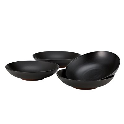Over and Back Black Pasta Serve Bowls, Set or 4 - Sam's Club