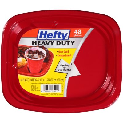 HEAVY DUTY PLATTER HEFTY 48 CT - Sam's Club