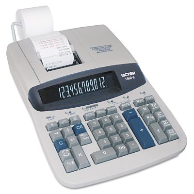 Victor 12-Digit Two Color Printing Calculator - Sam's Club