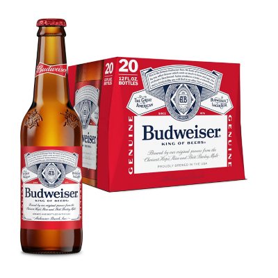 BUDWEISER 20 / 12 OZ BOTTLES - Sam's Club