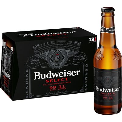 Budweiser Select Beer - 18/12 oz. - Sam's Club