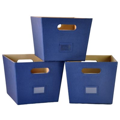 S/3 STORAGE BINS BLUE/GRAY - Sam's Club