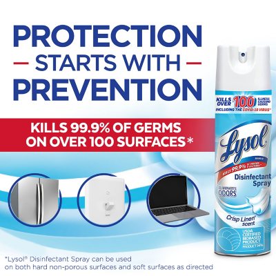 Lysol disinfectant spray sam's club store