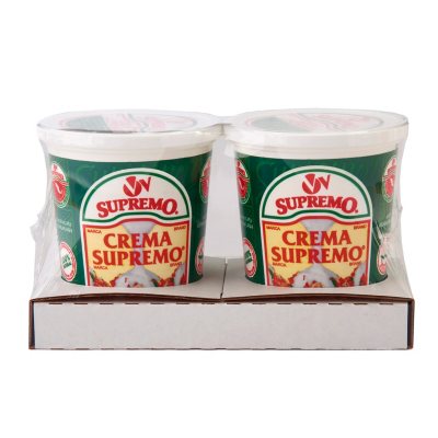 Supremo Mexican Sour Cream (15 oz., 2 pk.) - Sam's Club