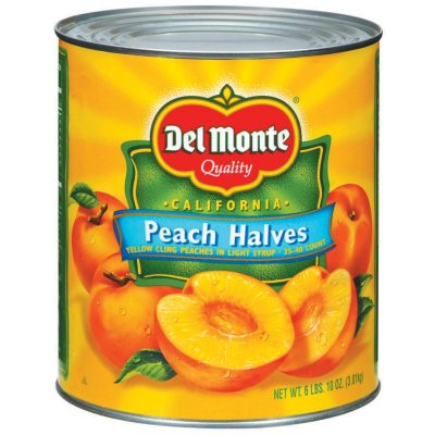 Del Monte® Peach Halves - 106 oz. can - Sam's Club