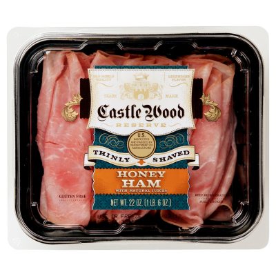 Castle Wood Reserve Thinly Shaved Honey Ham (22 oz.) - Sam's Club