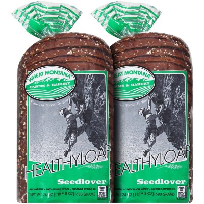 Wheat Montana HealthyLoaf Seedlover Bread (24oz / 2pk) - Sam's Club