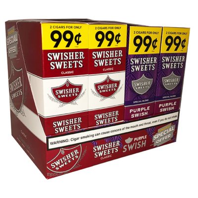 Swisher Sweets Sweet & Purple Swish (2 ct. pouch, 60 pk.) - Sam's Club