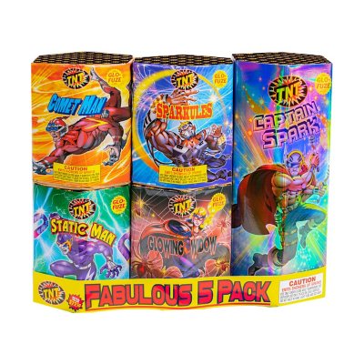 FABULOUS 5 PACK TNT FIREWORKS - Sam's Club