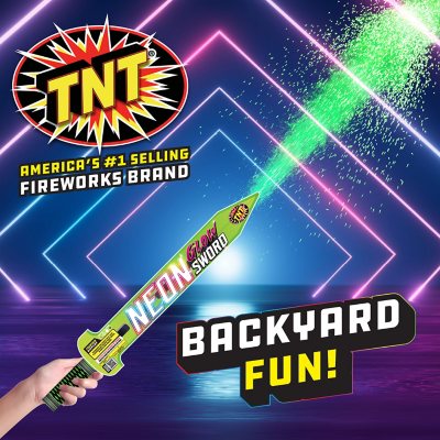 TNT Fireworks Neon Sword, 5 pk. - Sam's Club
