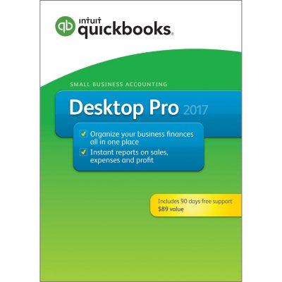 Intuit QuickBooks Desktop Pro 2017 +90 days of Support - Sam's Club