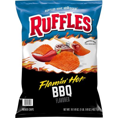 Ruffles Flamin Hot BBQ Flavored Potato Chips (16.125 oz.) - Sam's Club