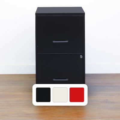 Hirsh 18" Deep 2 Drawer Letter Width Vertical File Cabinet, Choose ...