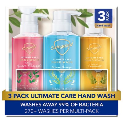 Safeguard Ultimate Care Hand Wash, Variety Pack, 15.5 fl. oz., 3 pk ...