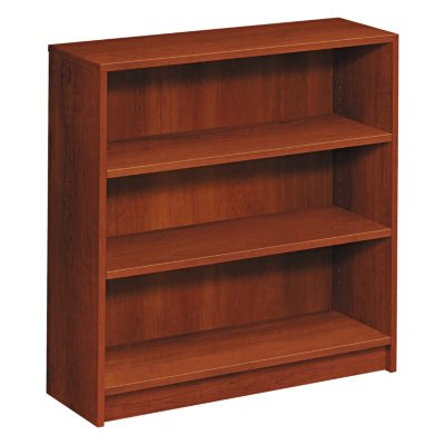 HON 1870 Series 36" 3-Shelf Bookcase, Cognac - Sam's Club