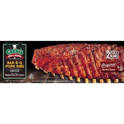 CORKYS BBQ PORK RIB 3 LB - Sam's Club