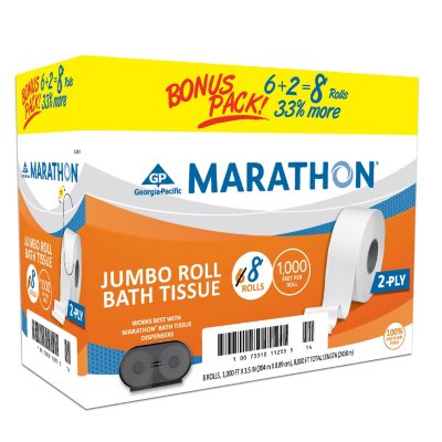 MTHON JUMBO ROLL BP 8 - 1000 FOOT ROLLS - Sam's Club