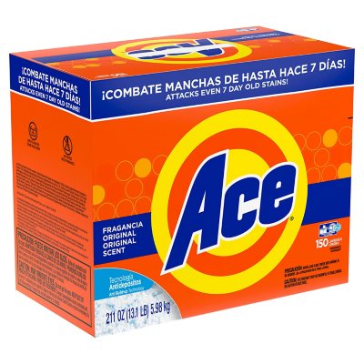 Ace Ultra Powder Laundry Detergent (211 oz., 150 loads) - Sam's Club