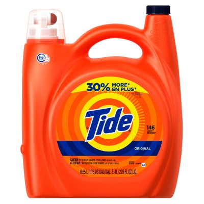 Tide Ultra Concentrated Liquid Laundry Detergent, Original, (146 lds ...