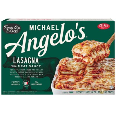 Michael Angelo's Lasagna with Meat Sauce (38 oz., 2 pk.) - Sam's Club