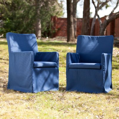 Hampton Outdoor Easy Chairs 2-Piece Set - Sam's Club