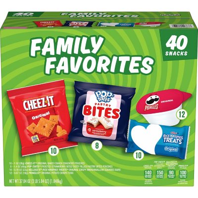 Kellogg's Family Favorites Mix, Variety Pack Snacks, 40 pk. - Sam's Club
