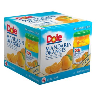 Dole Mandarin Oranges - 20 oz. each - 4 pk. - Sam's Club