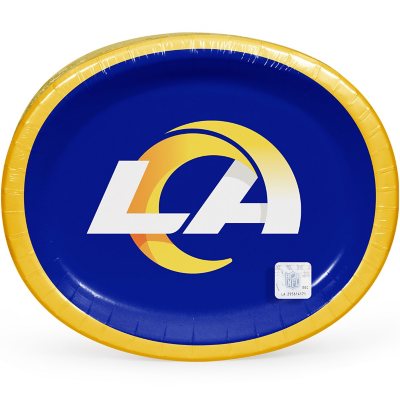 LOS ANGELES RAMS 55 CT NFL OVAL PLATE - Sam's Club