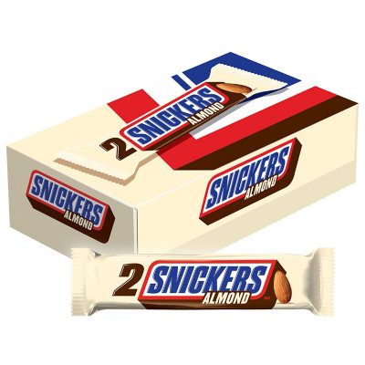 KS SNICKERS ALMOND 24CT - Sam's Club
