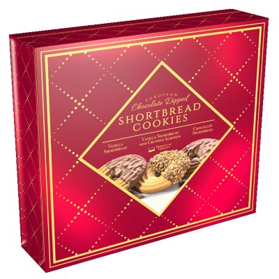 European Chocolate Dipped Shortbread Cookies - Sam's Club