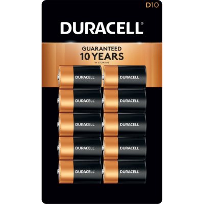 D 10 PACK ALKALINE BATTERIES - Sam's Club