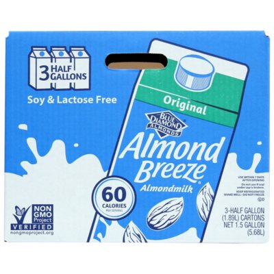 Almond Breeze Almond Milk, Original (64 oz., 3 pk.) - Sam's Club