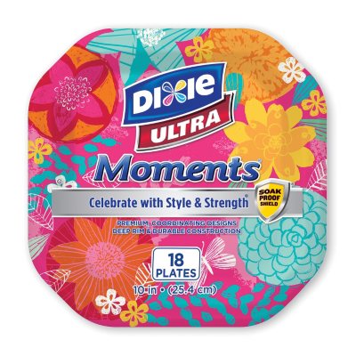 Dixie Ultra Moments 10" Paper Plates (3pk 18ct.) - Sam's Club