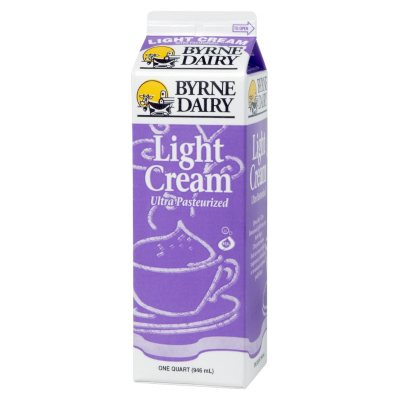 Byrne Dairy Light Cream - 1 qt. - Sam's Club