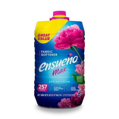 Ensueño Max Liquid Fabric Softener, Spring Fresh Scent 304 fl. oz., 257 ...