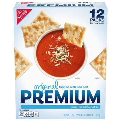 Premium Original Saltine Crackers, 4 oz., 12 pk. - Sam's Club Premium Original Saltine Crackers, 4 oz., 12 pk. - Sam's Club