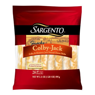 Sargento Colby Jack Snack Sticks (28 ct.) - Sam's Club