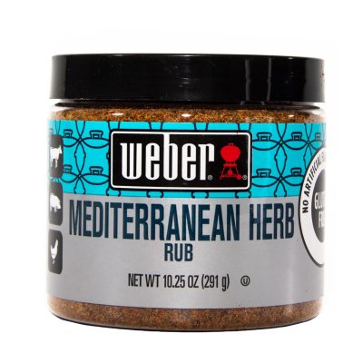 Weber Mediterranean Rub (10.25 oz.) - Sam's Club