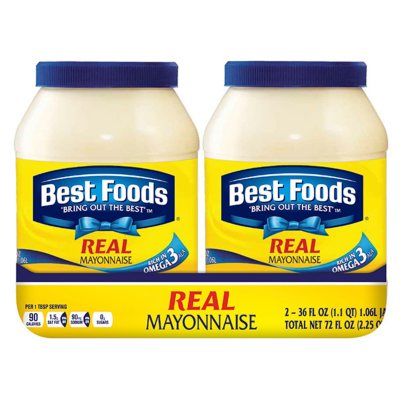 Best Foods Real Mayonnaise (36 oz., 2 pk.) - Sam's Club