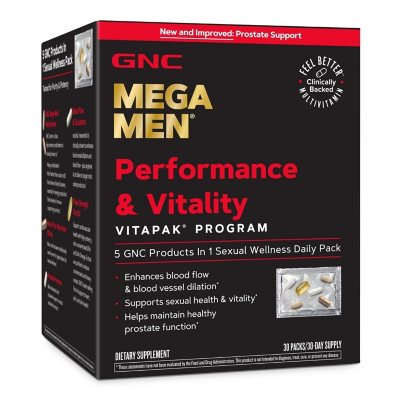Click here for GNC Mega Men Performance and Vitality Vitapak Prog... prices