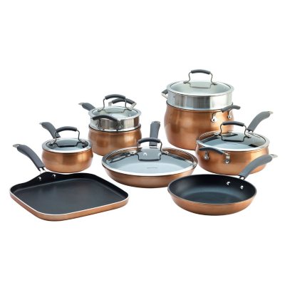 Epicurious 14-Piece Aluminum Cookware Set (Assorted Colors) - Sam's Club