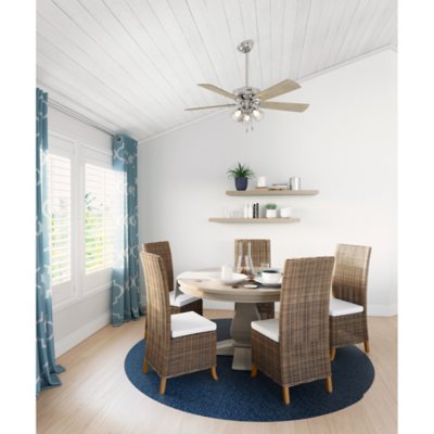 Click here for Hunter 52 Crestfield Indoor Ceiling Fan with LED L... prices