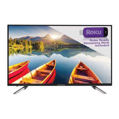 Hitachi 43" Class 1080P LED HDTV with Roku Streaming Stick - Sam's Club