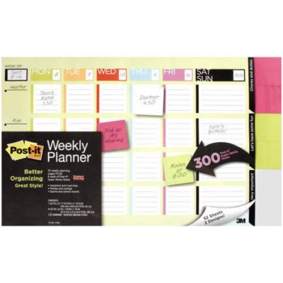 Post-it® Weekly Planner Kit - Sam's Club