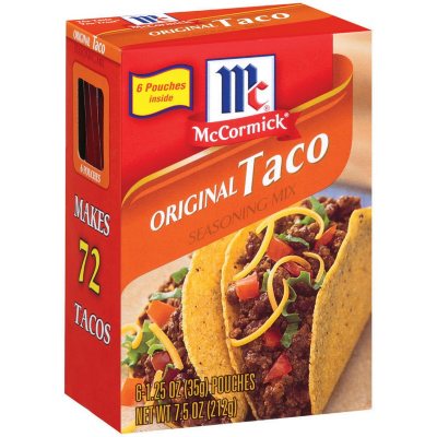McCormick® Original Taco Seasoning Mix - 6/1.25 oz. - Sam's Club