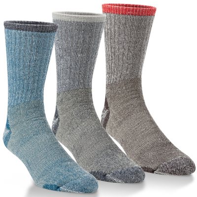 Omniwool Men's Merino Wool Hiking Socks, 3-Pack - Sam's Club